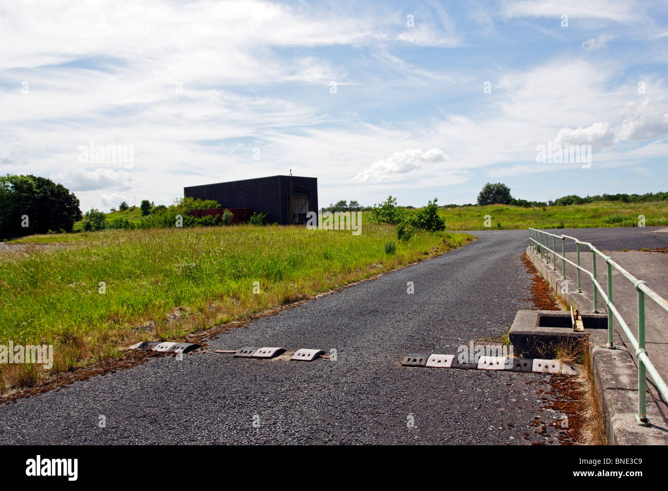 Old workshed and track at the Leyland Motor's test track, Leyland ...