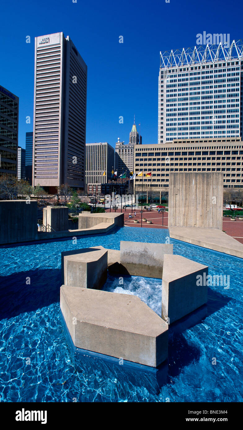 USA, Maryland, Baltimore, Harbor Place Plaza Stock Photo - Alamy