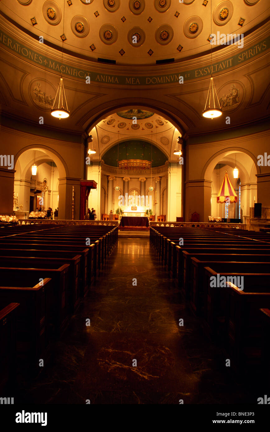 USA, Maryland, Baltimore, Assumption Basilica interior Stock Photo - Alamy