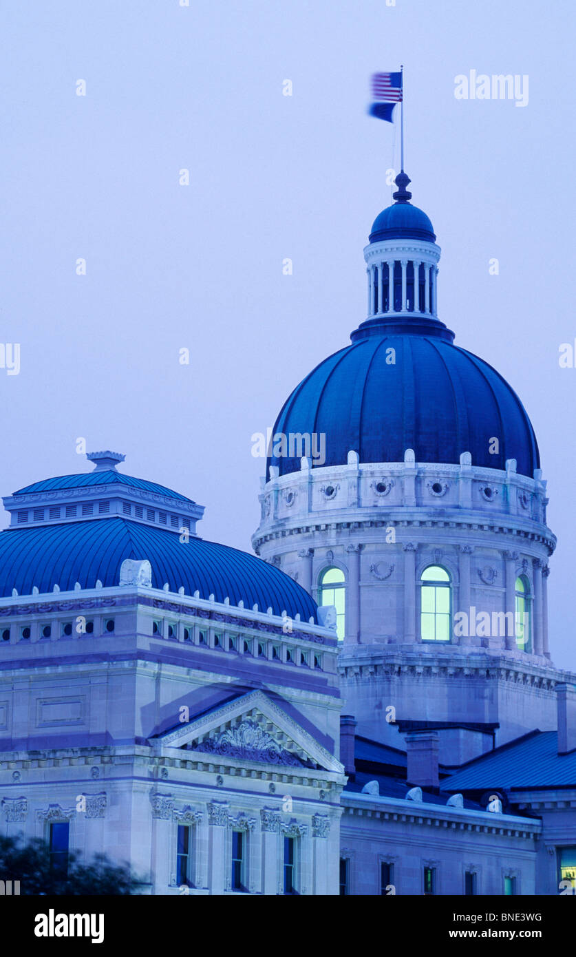 USA, Indiana, Indianapolis, State Capitol building exterior Stock Photo ...