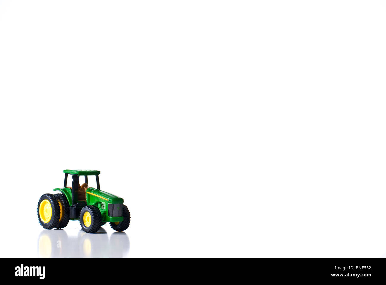 A toy tractor Stock Photo - Alamy