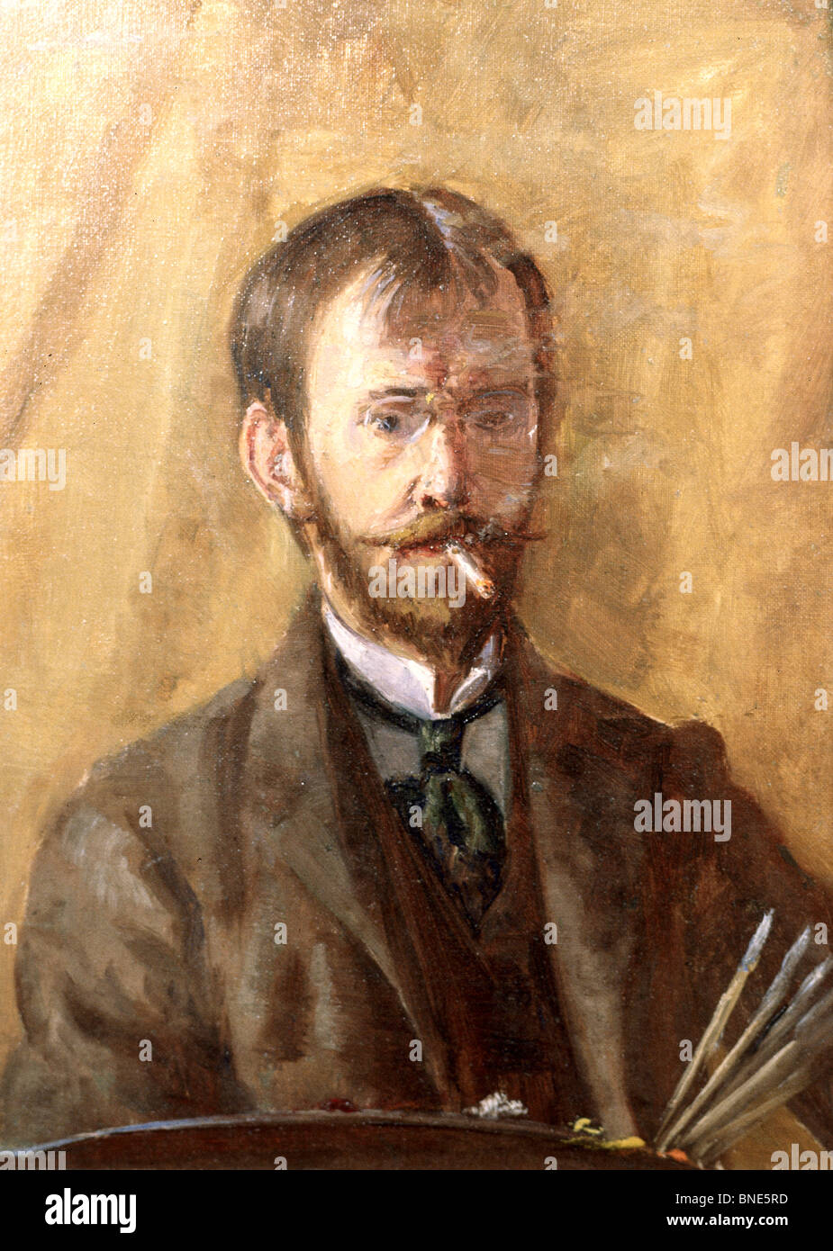 Self-portrait by Frank Reed Whiteside, oil on canvas, (1866-1929), USA ...