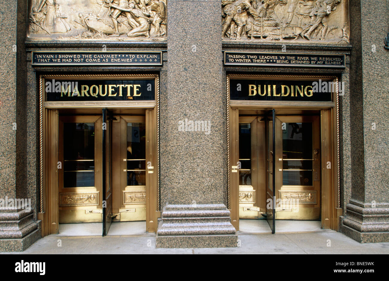 Marquette building hi-res stock photography and images - Alamy