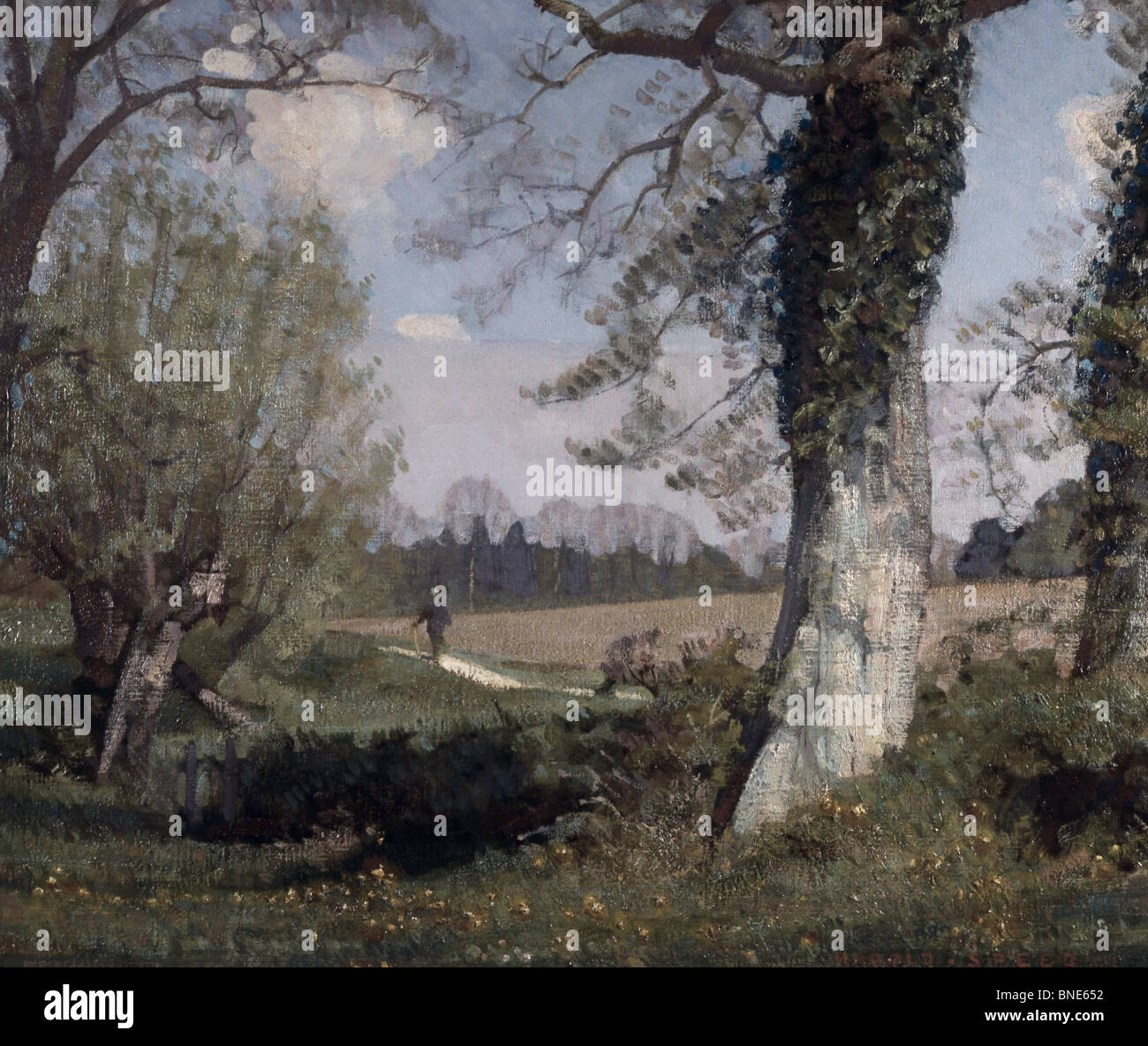 Country Lane by Harold Speed, oil on canvas, (1872-1957), USA ...