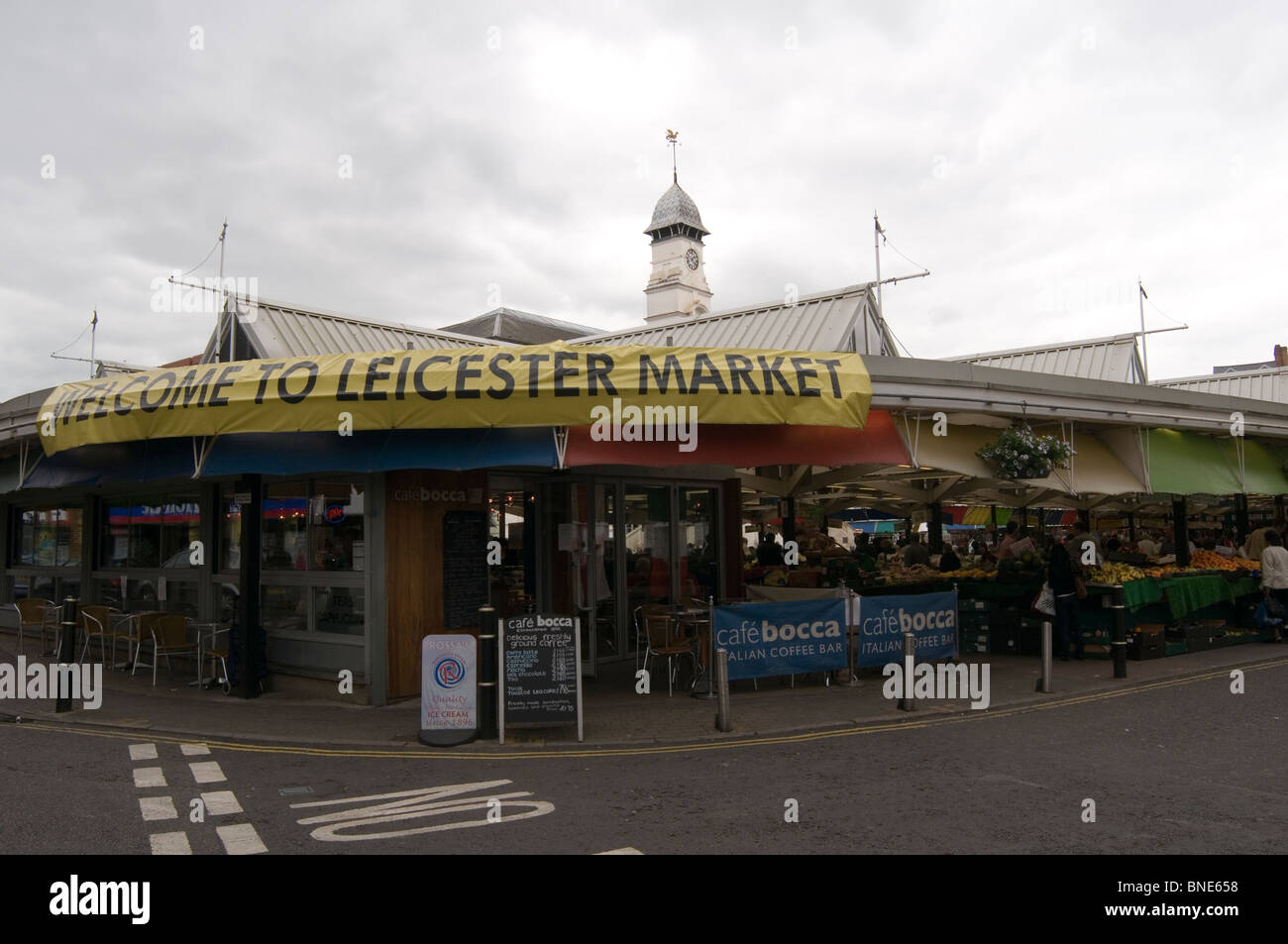 Leicester market hi-res stock photography and images - Alamy