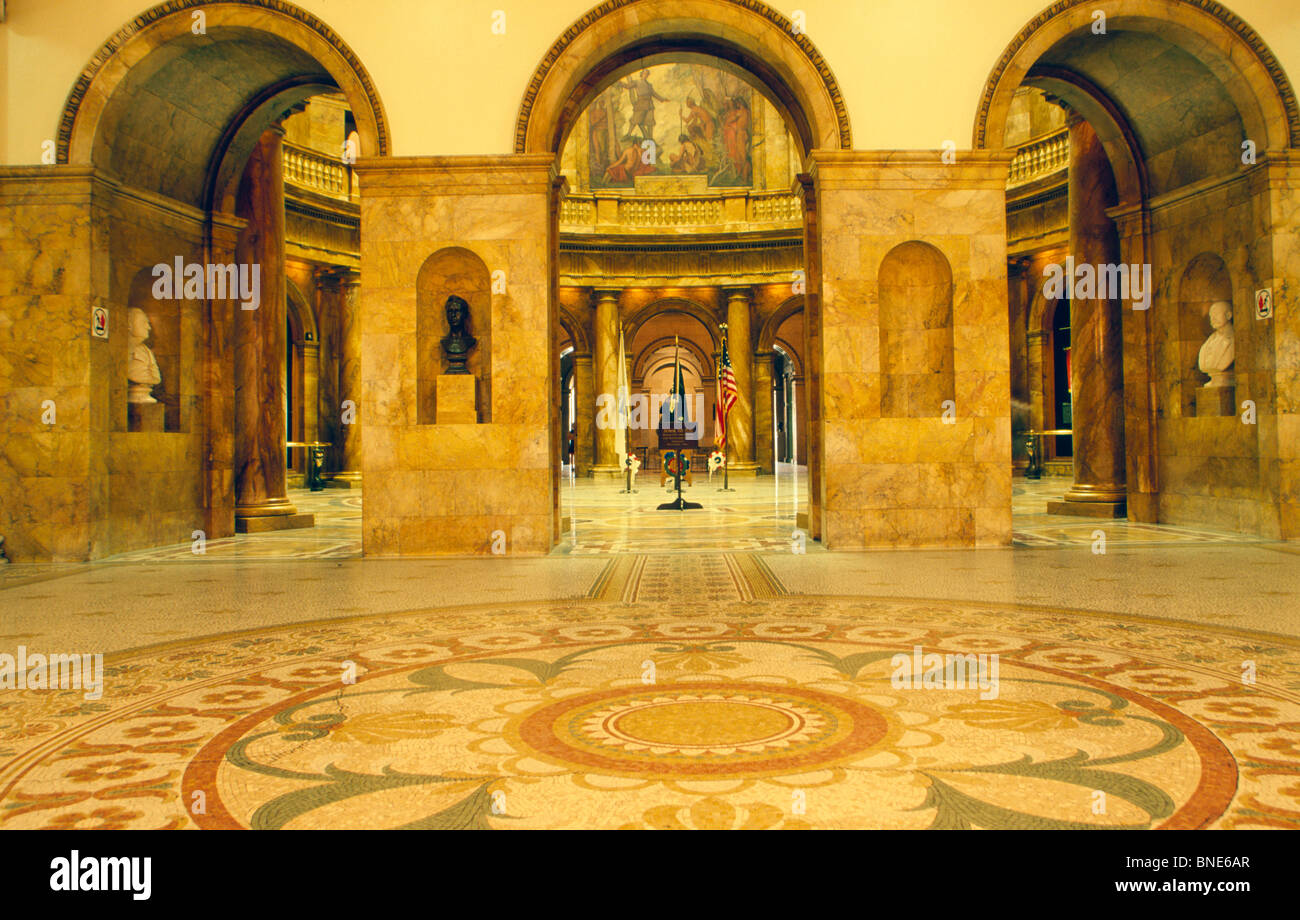 USA, Massachusetts, Boston, State Capitol, entrance hall Stock Photo ...