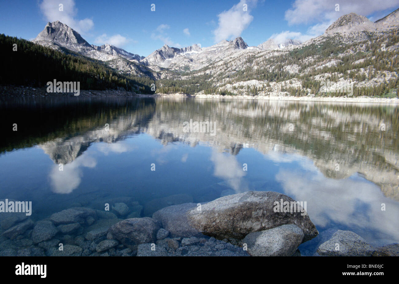 USA, California, Lake Sabrina Stock Photo - Alamy