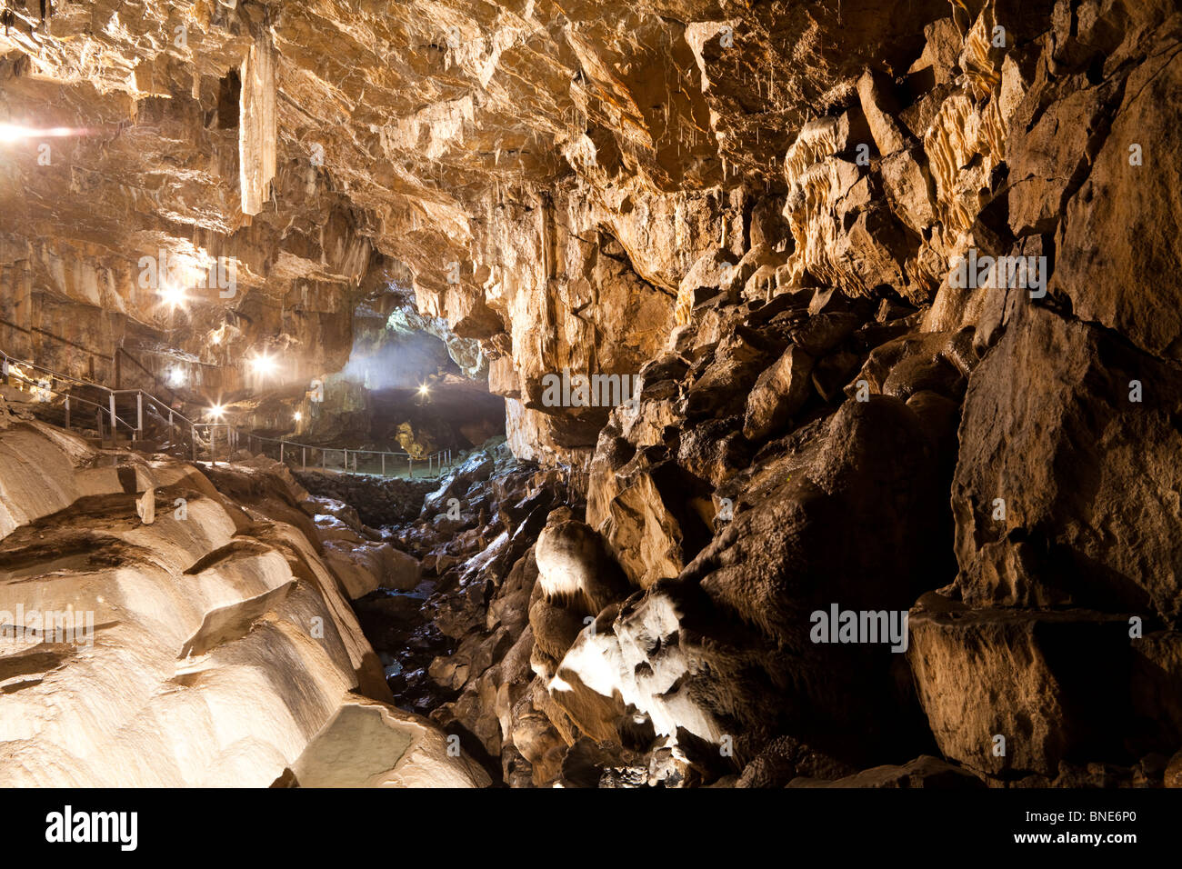 Pooles Cavern, Peak District National Park, Buxton, Derbyshire UK Stock ...