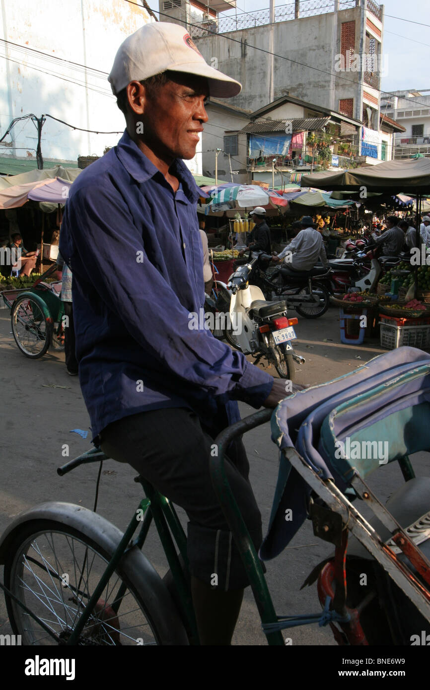 Cyclo Driver In Phnom Penh High Resolution Stock Photography and Images ...