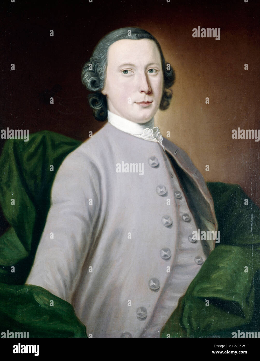 Portrait of a Man by Jeremiah Theus, oil on canvas, (ca.1719-1774), USA ...