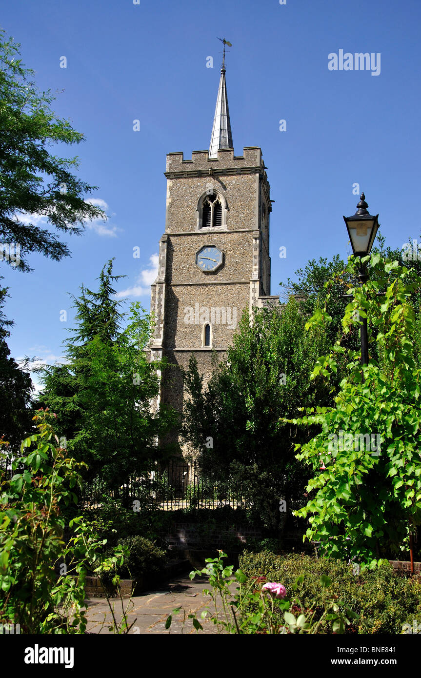 St.Mary's Church, Ware, Hertfordshire, England, United Kingdom Stock ...