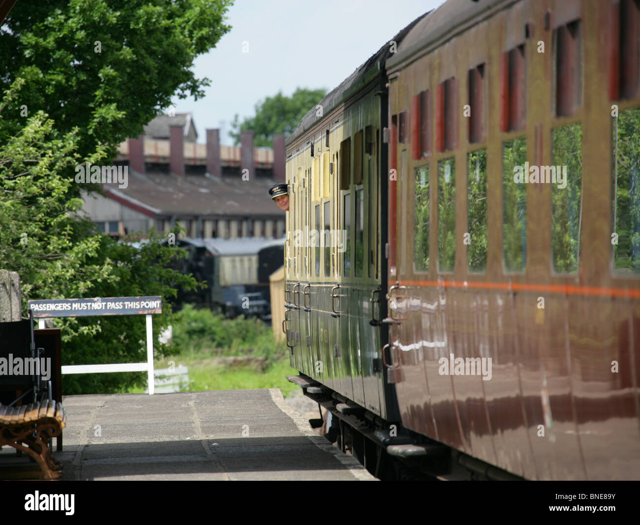 Signal Guard of the No. 3738, Great Western Railway Steam Locomotive ...