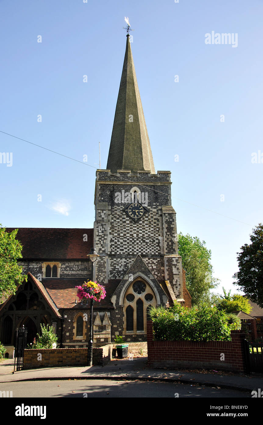 St. Mary's Church, Stanwell Village, Stanwell, Surrey, England, United ...