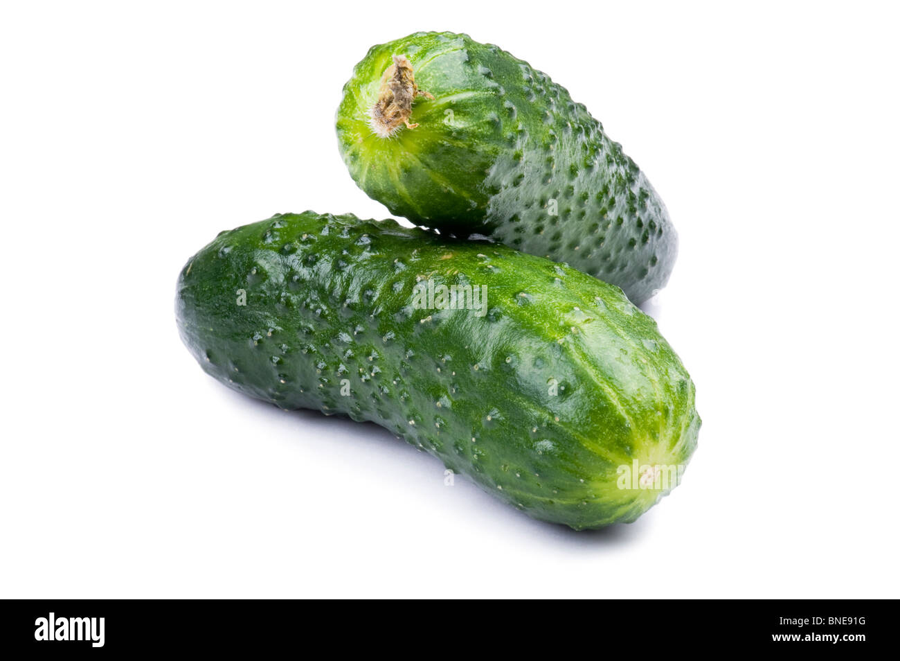 object on white - food cucumber close up Stock Photo - Alamy