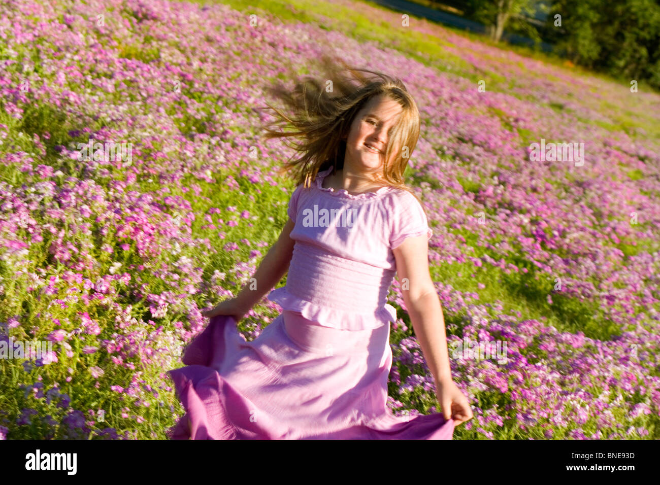 Girl dancing in front camera hi-res stock photography and images - Alamy