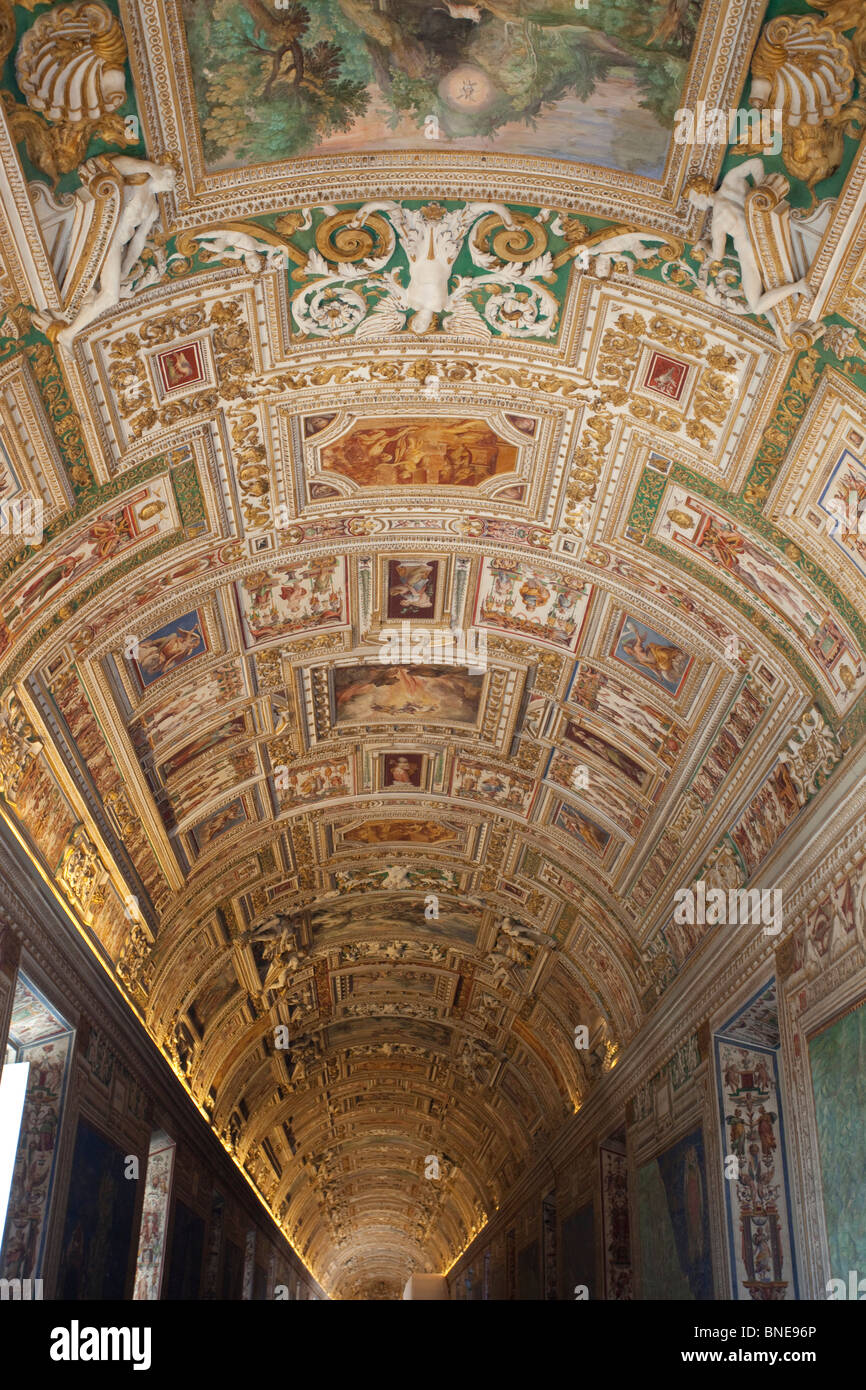 The ceiling of the Vatican Museum in Italy Stock Photo - Alamy