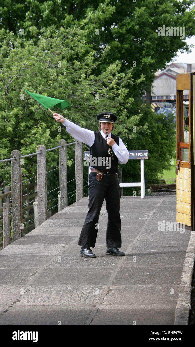 Train guard hi-res stock photography and images - Alamy