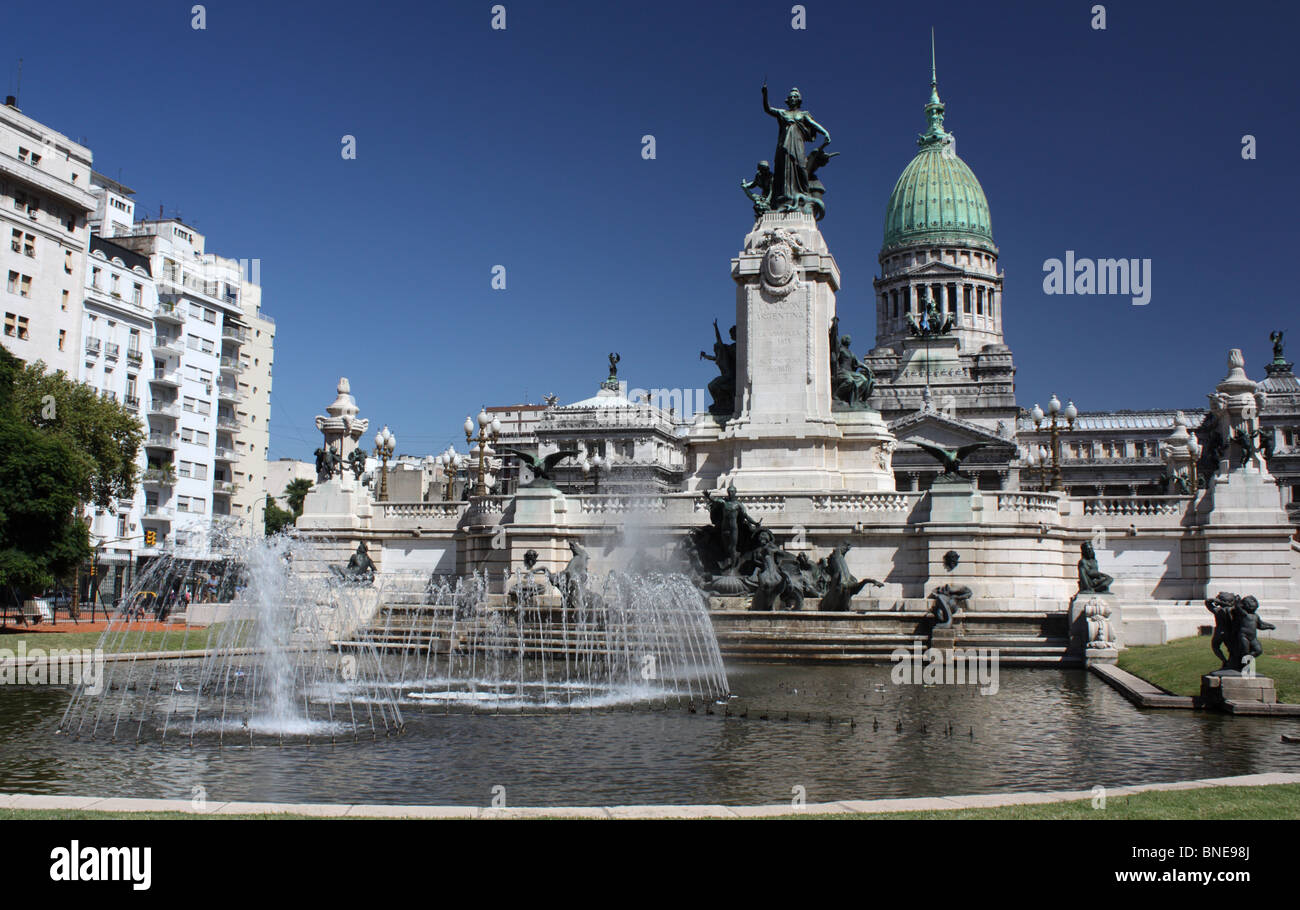Argentine National Congress Building Buenos Aires Stock Photo - Alamy