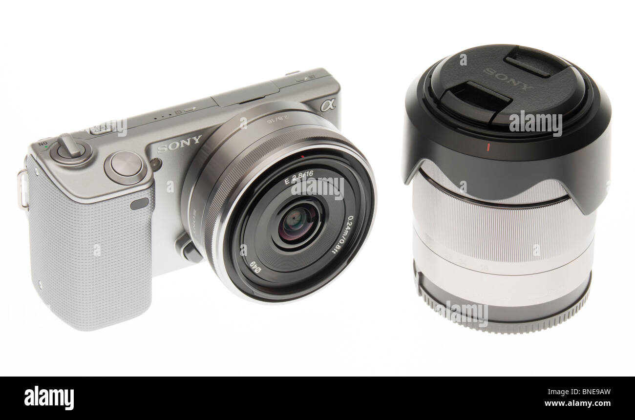 Sony Alpha NEX system - NEX-5 two lens kit with 16mm and 18-55mm Stock ...