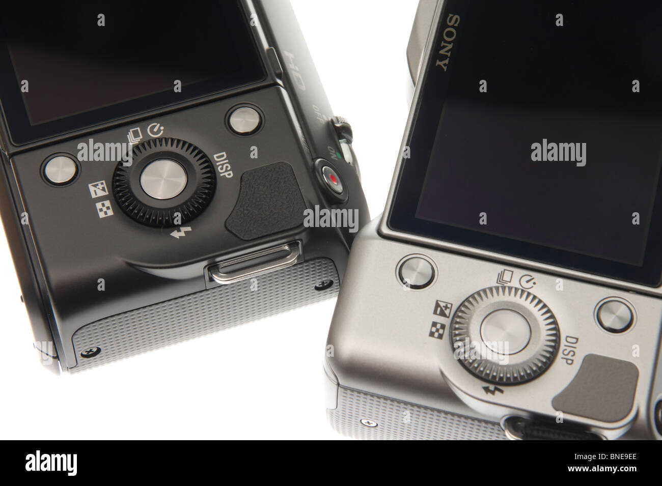 Sony Alpha NEX system - NEX-3 and NEX-5 rear controls and screen ...