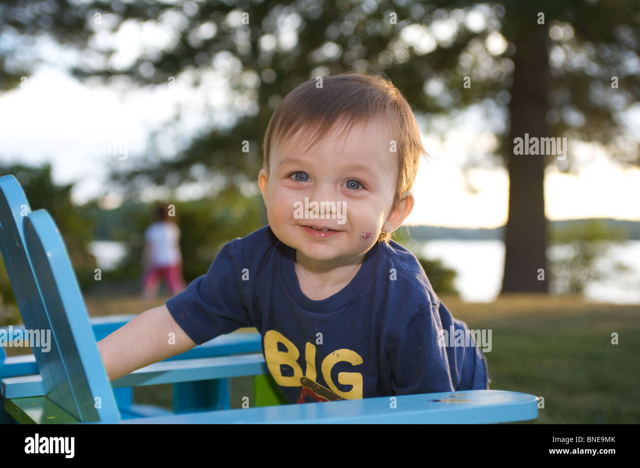 Toddler climbing chair hi-res stock photography and images - Alamy