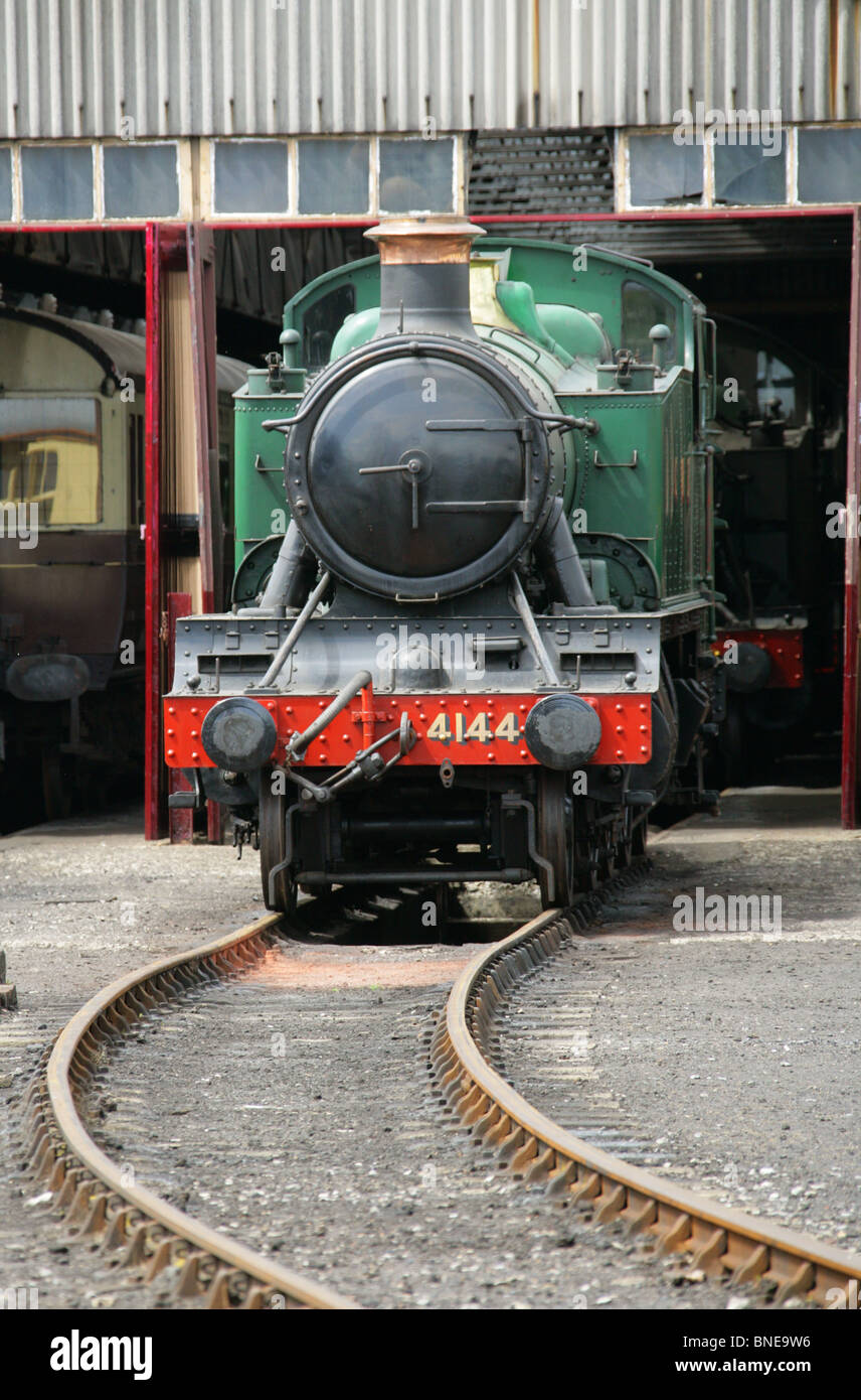 Great Western Railway GWR 4144 Locomotive, Didcot Railway Centre and ...