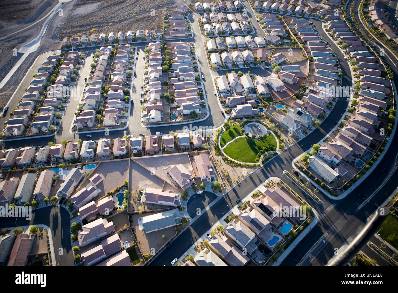 Aerial view of a city, Las Vegas, Clark County, Nevada, USA Stock Photo ...