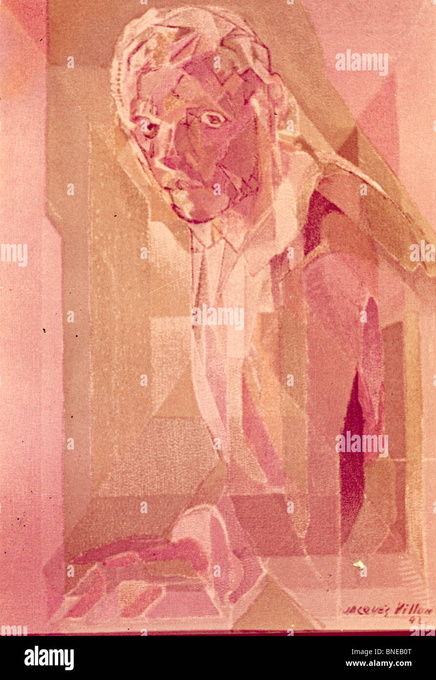 Self-Portrait, by Jacques Villon, 1875-1963 Stock Photo - Alamy