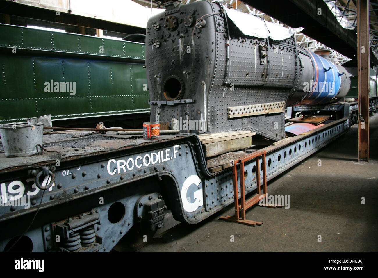 Indian Train Bogie Side View