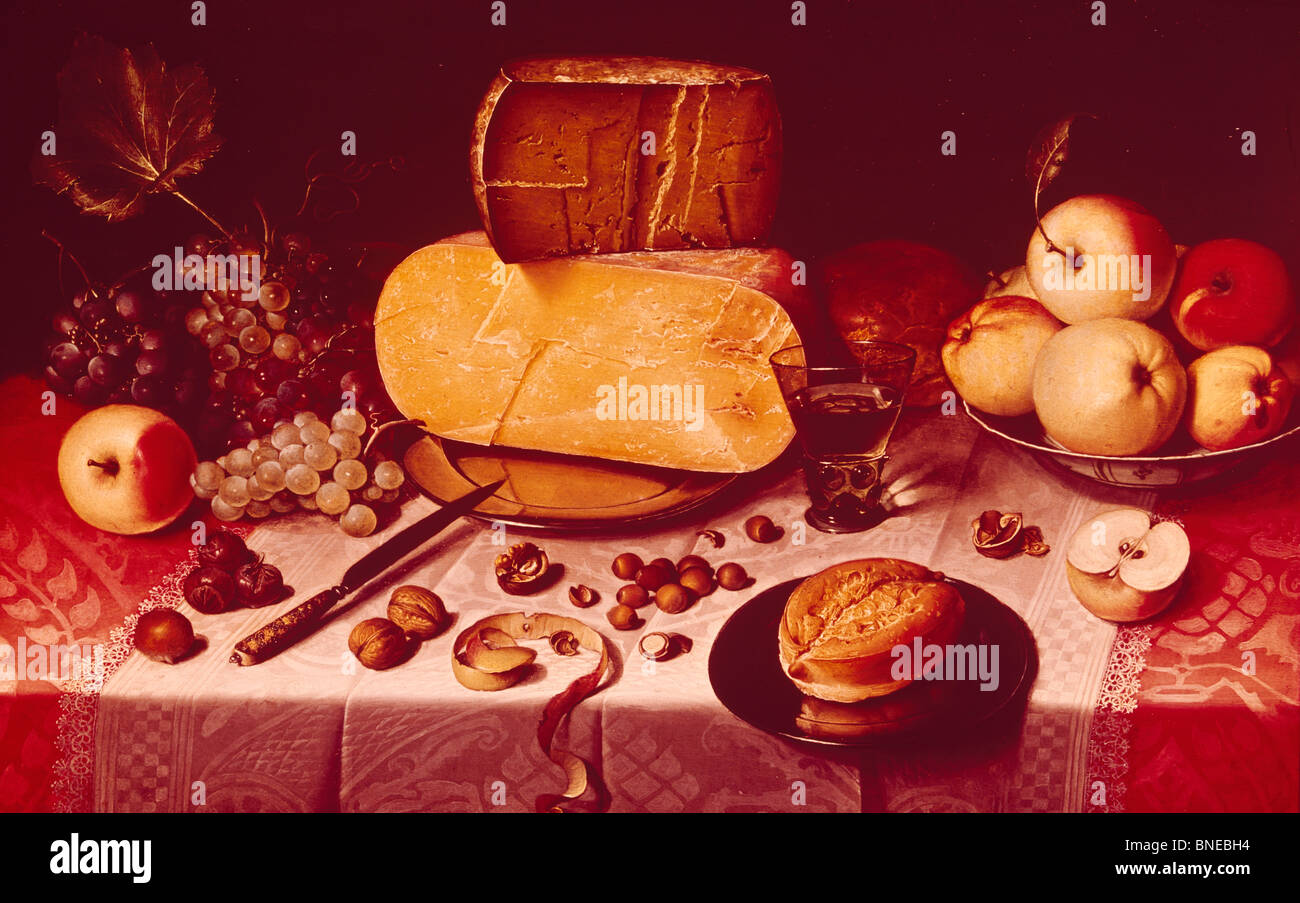 Still Life, by Pieter Claesz, 1597-1661 Stock Photo - Alamy