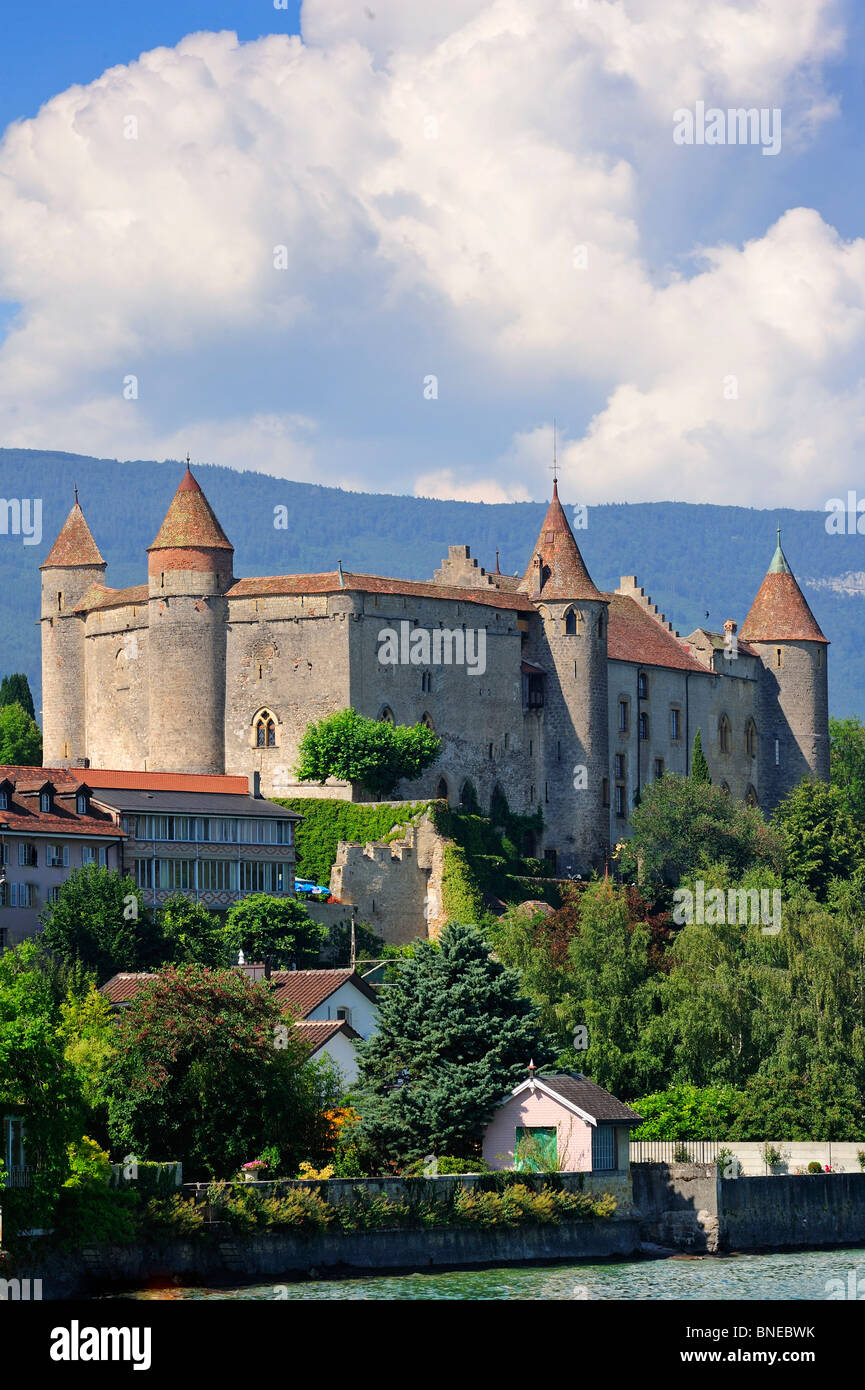Switzerland vaud grandson castle history hi-res stock photography and ...