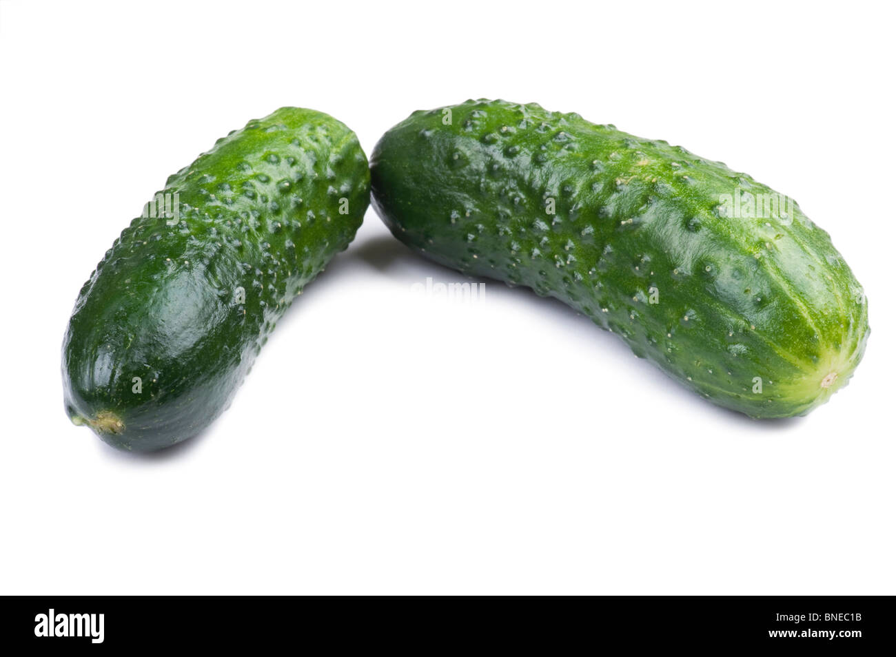 object on white - food cucumber close up Stock Photo - Alamy
