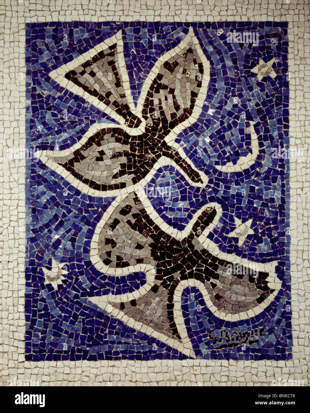 Two Birds by Georges Braque, mosaic, (1882-1963 Stock Photo - Alamy