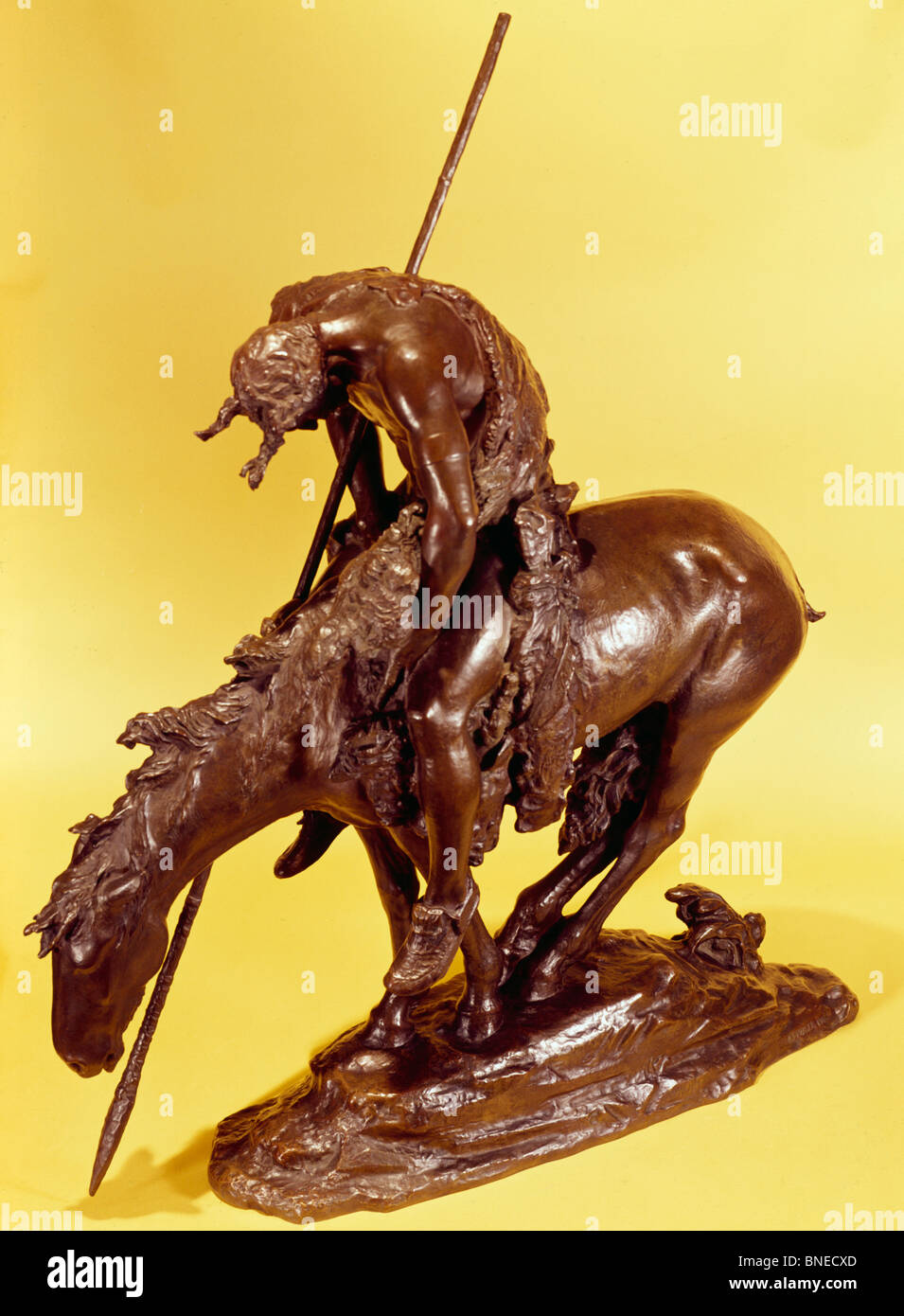 The End of the Trail by Ian Fraser, statue, (1876-1953 Stock Photo - Alamy