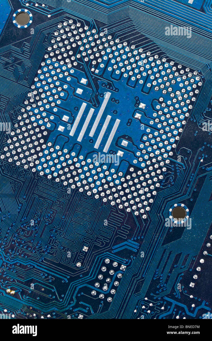 Computer Circuit Board close up shot Stock Photo - Alamy