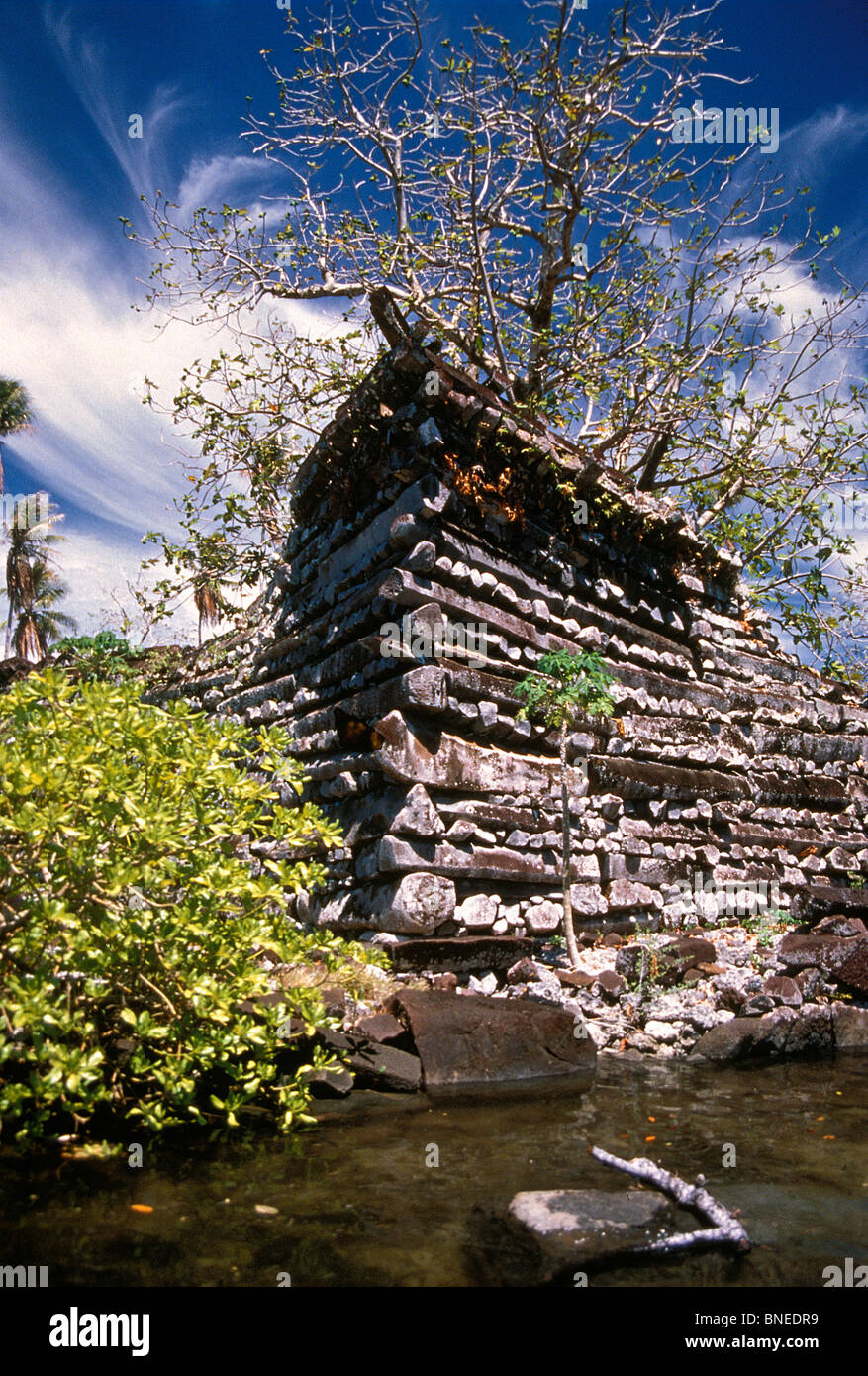 Ruined stone city of Nan Madol on Pohnpei, Federated States of ...