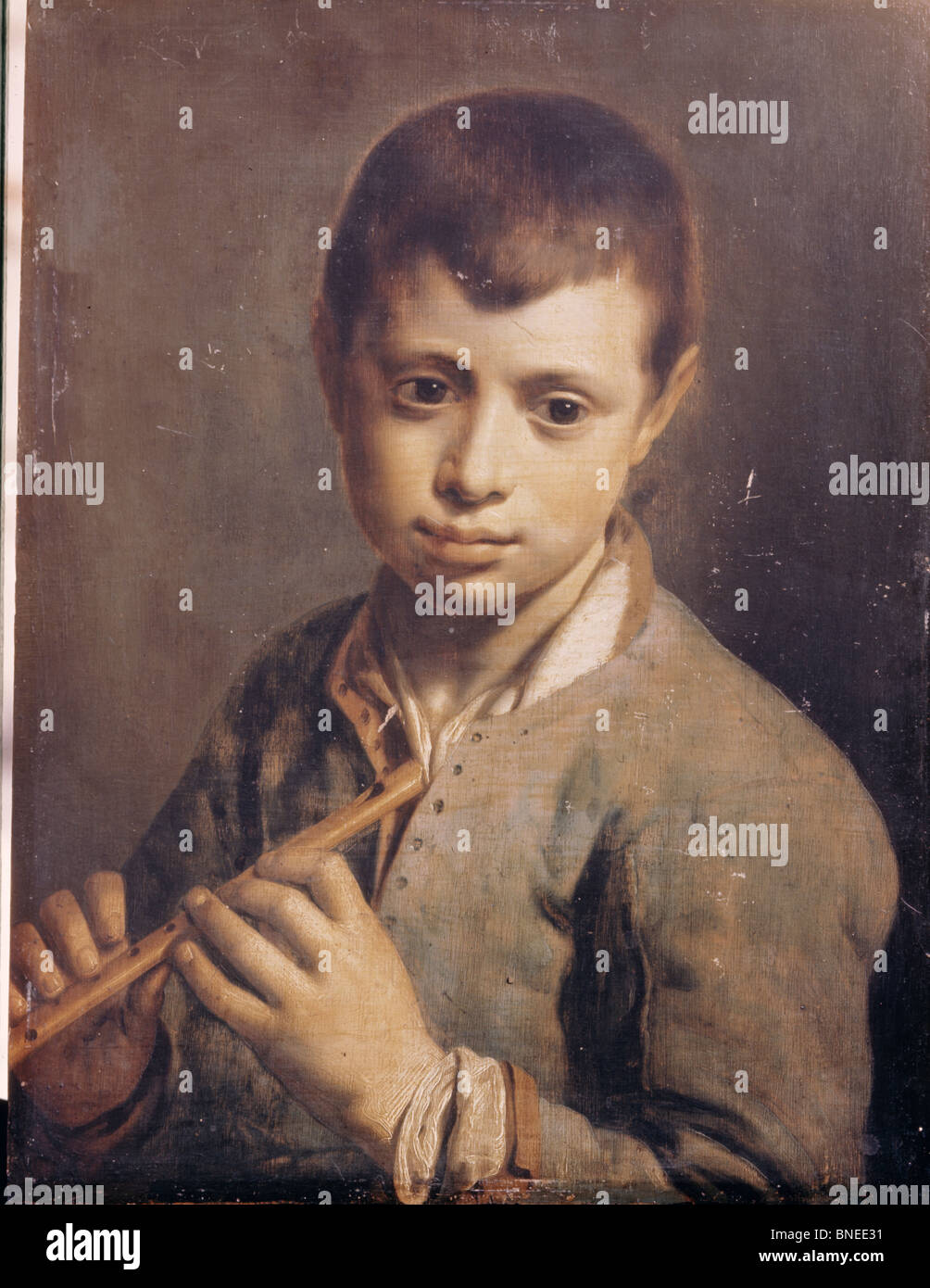 The Flute Player by Hendrick ter Brugghen, (1587-1629 Stock Photo - Alamy