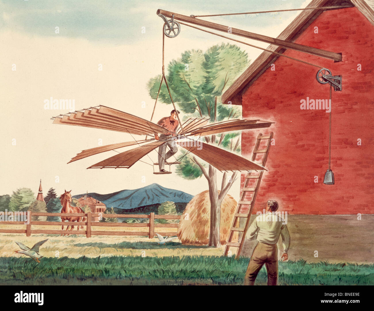 Flying machine hi-res stock photography and images - Alamy