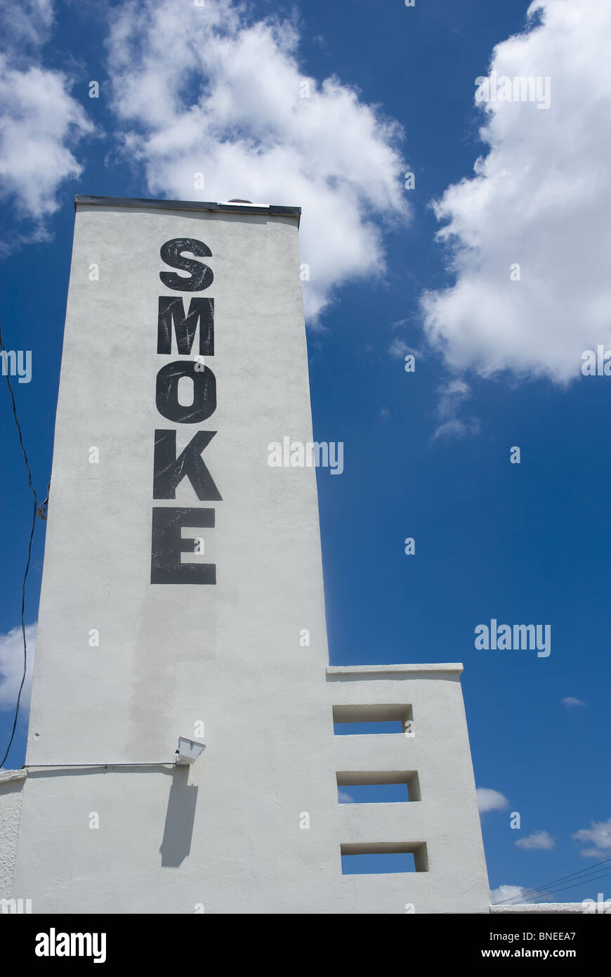 Smoke Restaurant in Texas Stock Photo - Alamy