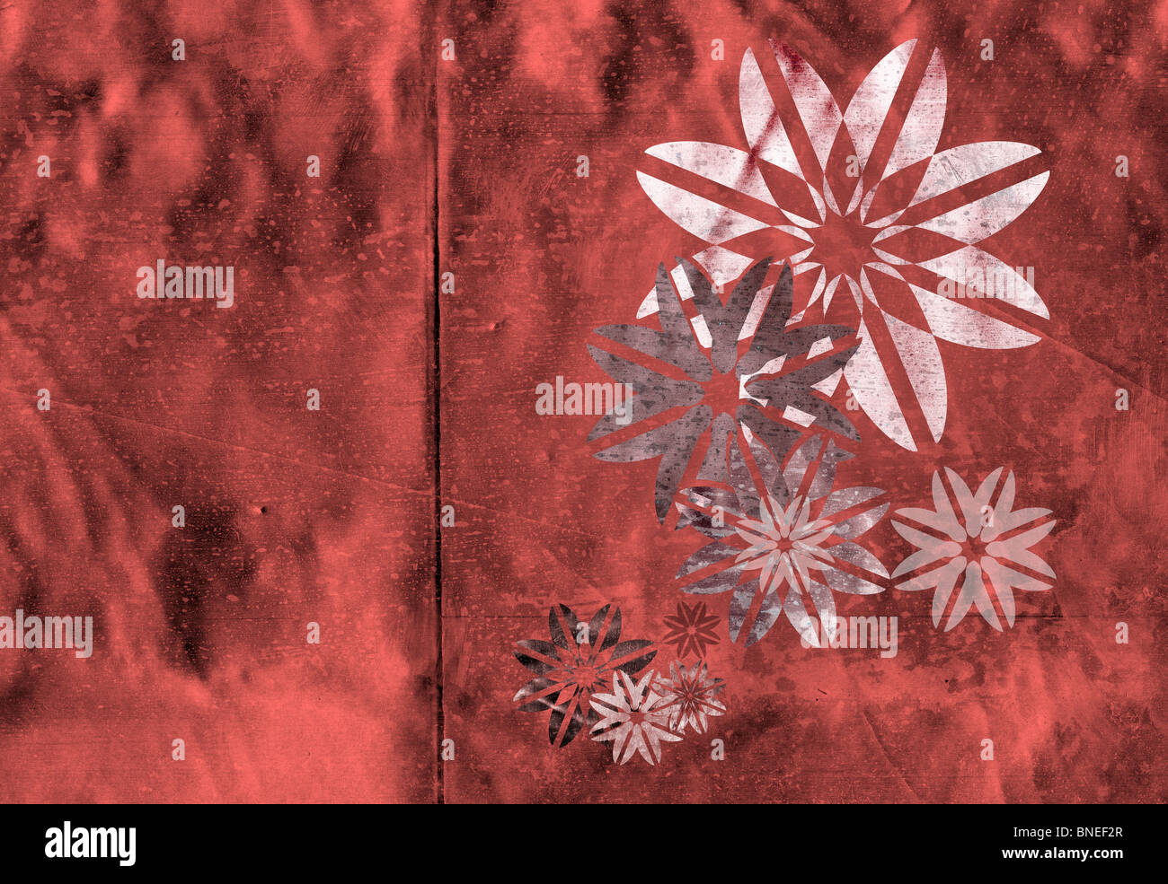 Metallic geometric shapes made to wrap by aligning the seam to the fold ...