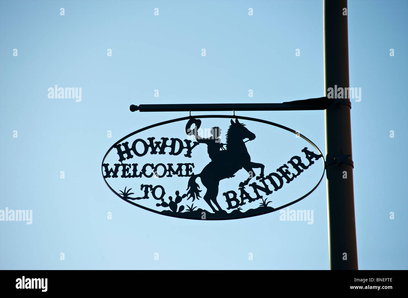 Welcome texas sign hi-res stock photography and images - Alamy