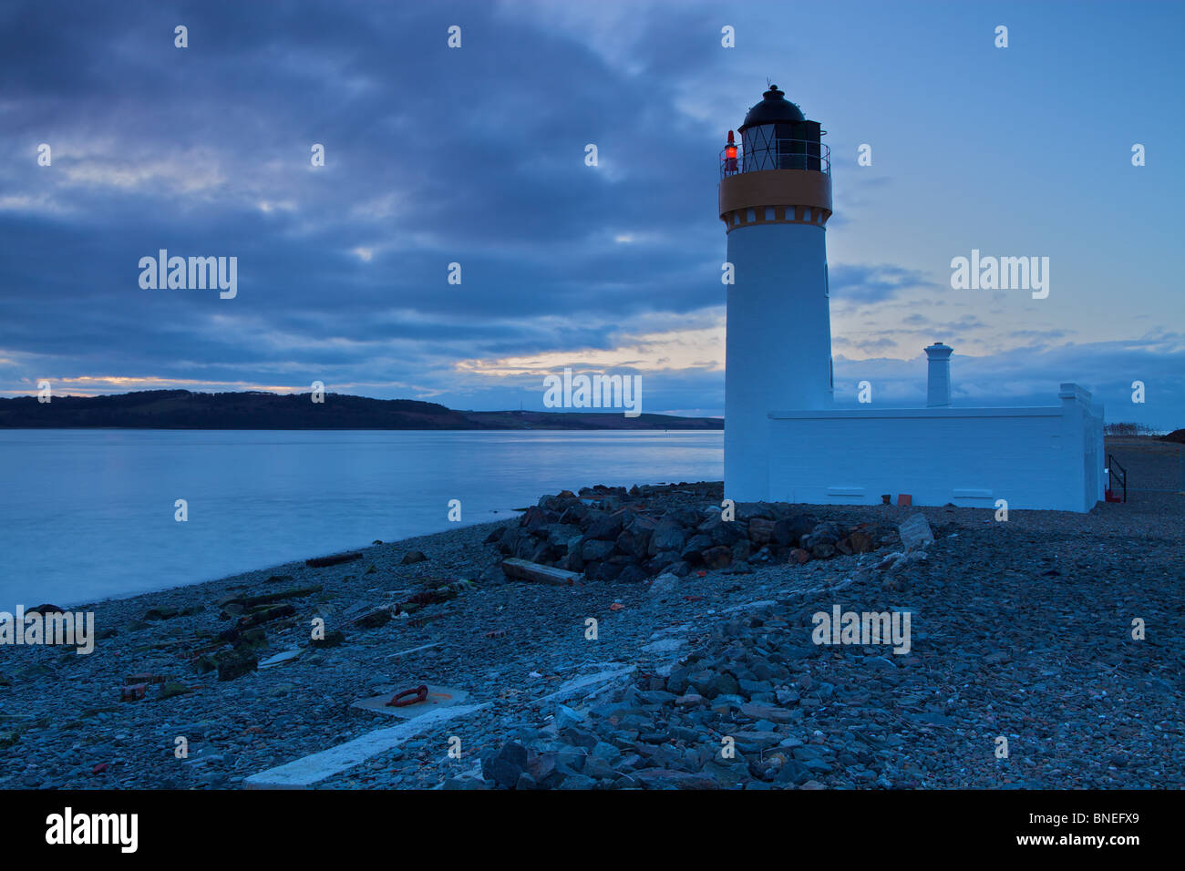 Cairnryan Lighthouse, Loch Ryan, Dumfries & Galloway, Scotland Stock ...