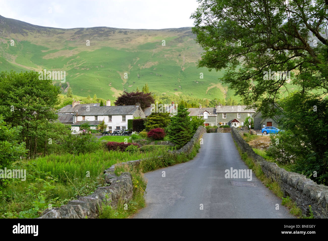 Grange and Maiden Moor, Borrowdale, Lake District, Cumbria Stock Photo ...
