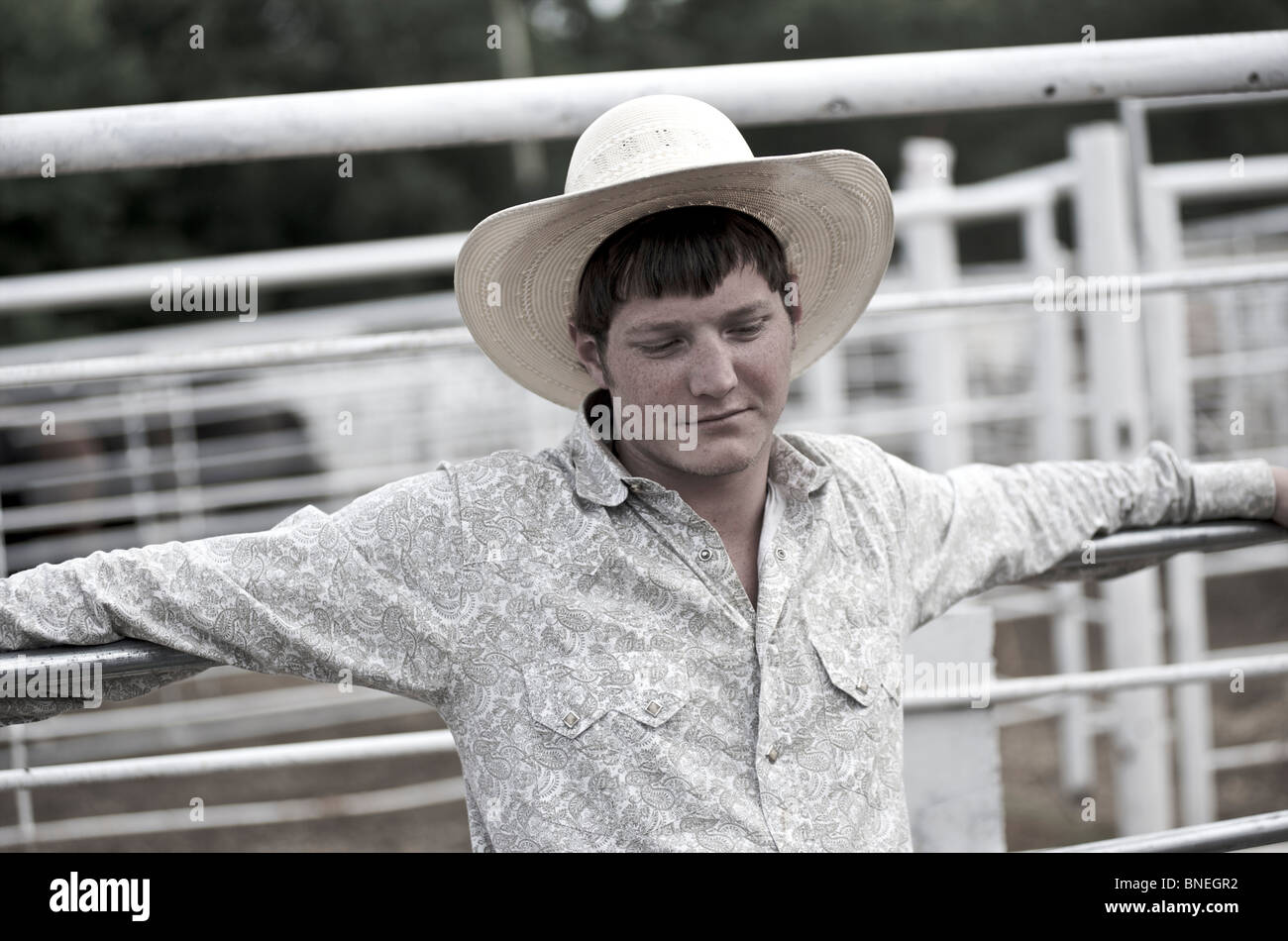 Professional rodeo cowboys association rodeo texas hi-res stock ...