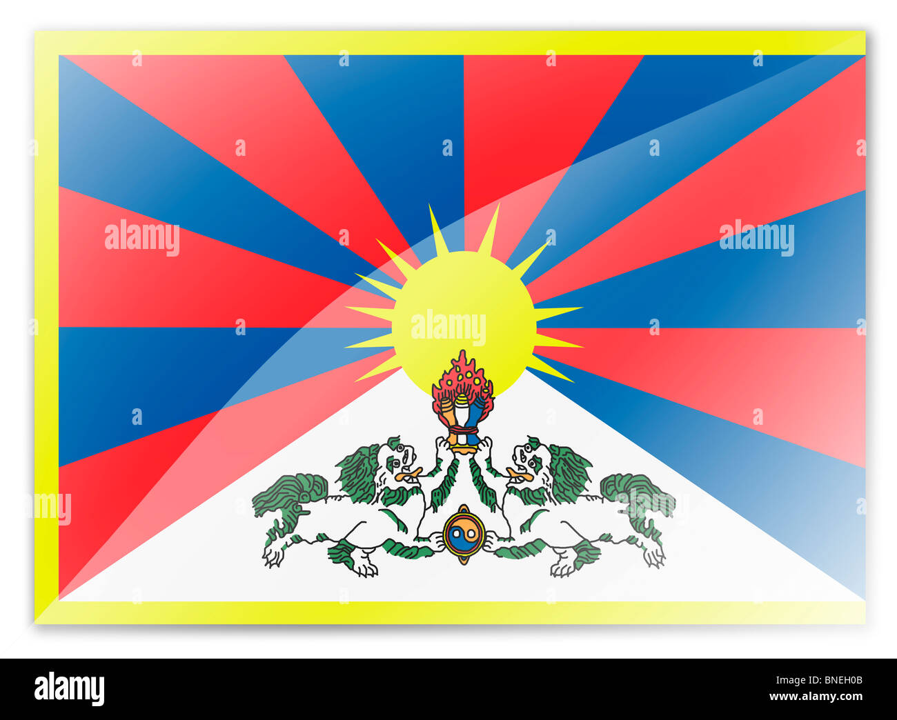 Tibet flag hi-res stock photography and images - Alamy