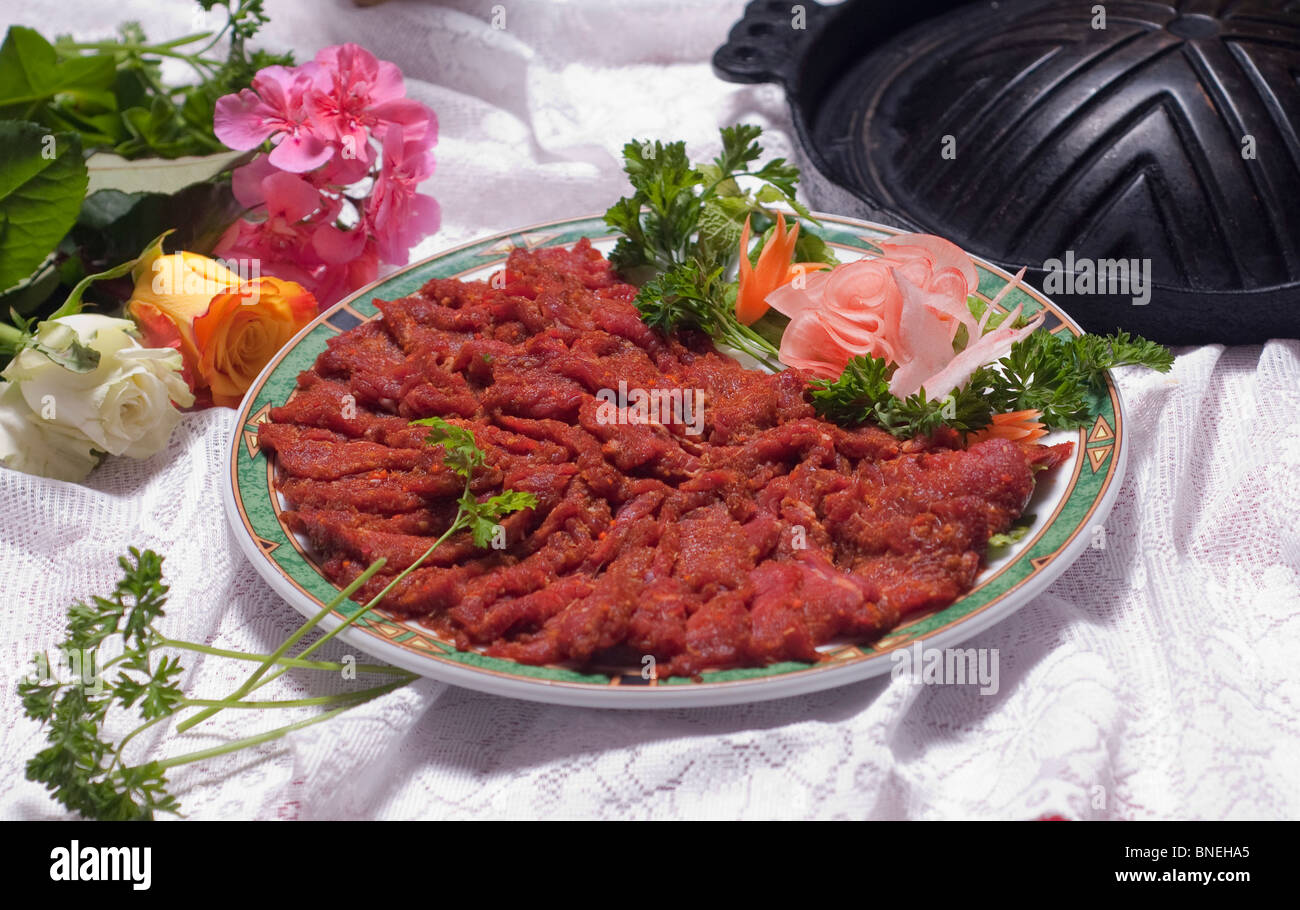Detail, Raw Food, chinese dinner Chinese Food on a Plate, Asian ...