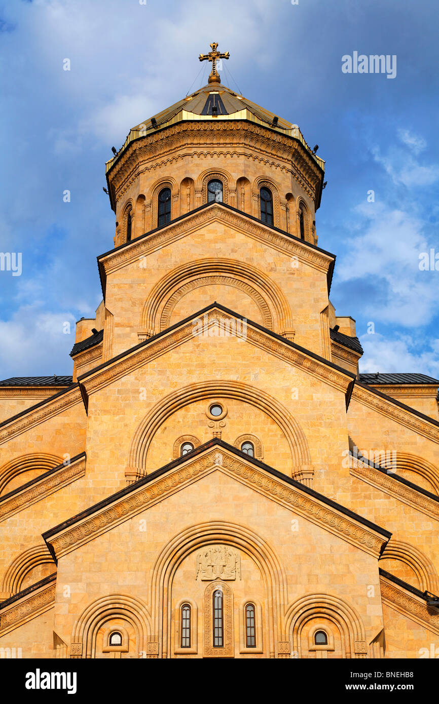 Tsminda Sameba Cathedral, Tbilisi, Georgia Stock Photo - Alamy
