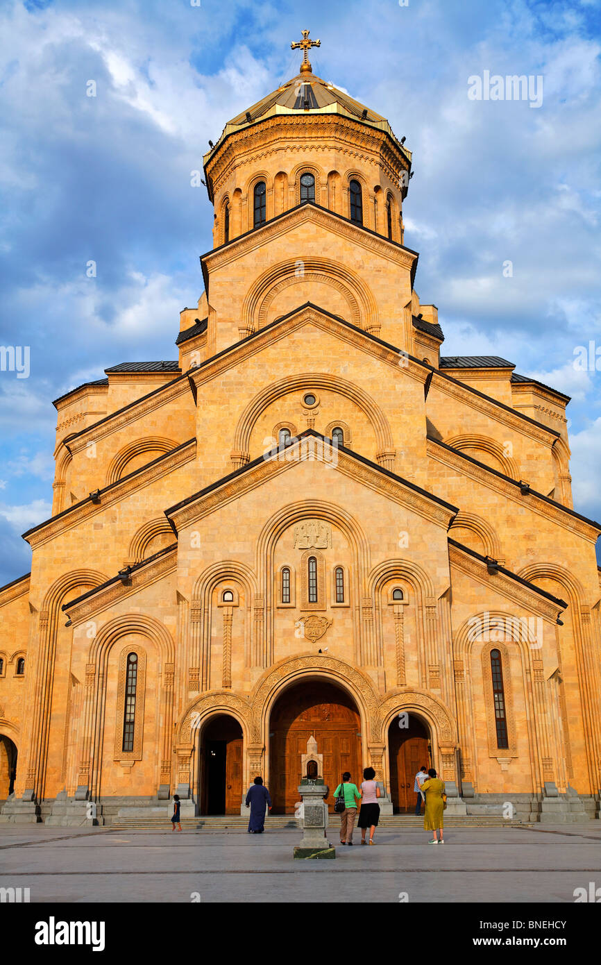 Tsminda Sameba Cathedral, Tbilisi, Georgia Stock Photo - Alamy