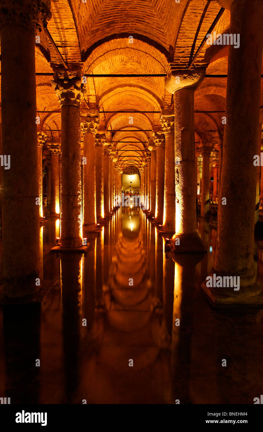 Basilica Cistern interior, Istanbul, Turkey Stock Photo - Alamy