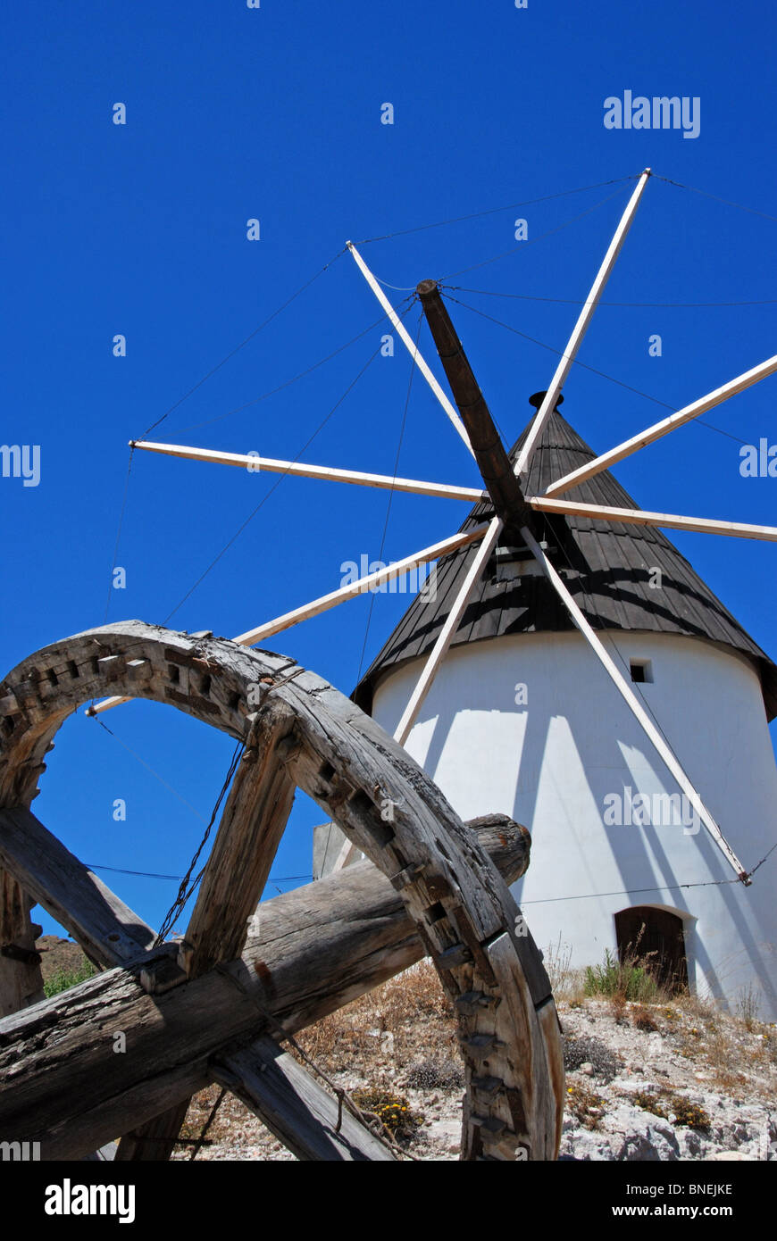 Traditional windmill grinding hi-res stock photography and images - Alamy